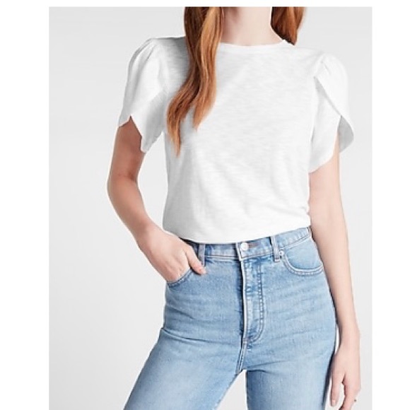 Express | Tops | Express Tulip Sleeve Top | Poshmark